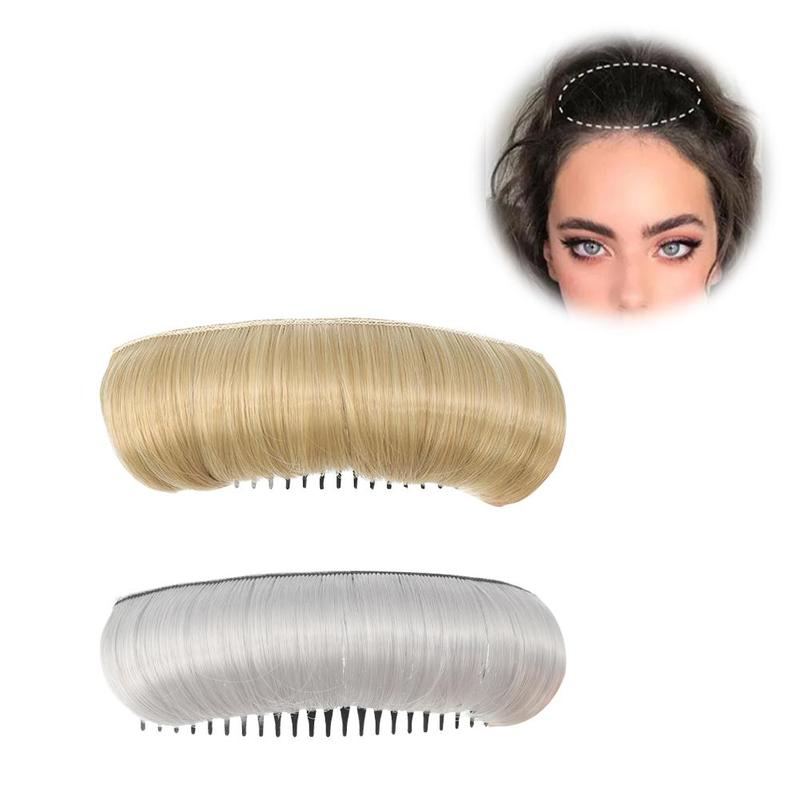 Natural Wig Pad Hair Comb Bangs Fluffy Hair Pads - TikTok Shop Singapore