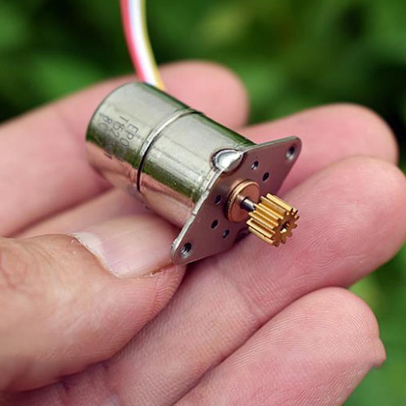 micro 15mm stepper motor 2-phase 4-wire small extended type step ...