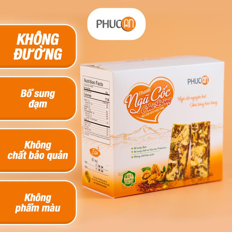 Thanh ngũ cốc chà bông Phúc An-Hộp 5 thanh-thực phẩm healthy-114 ...