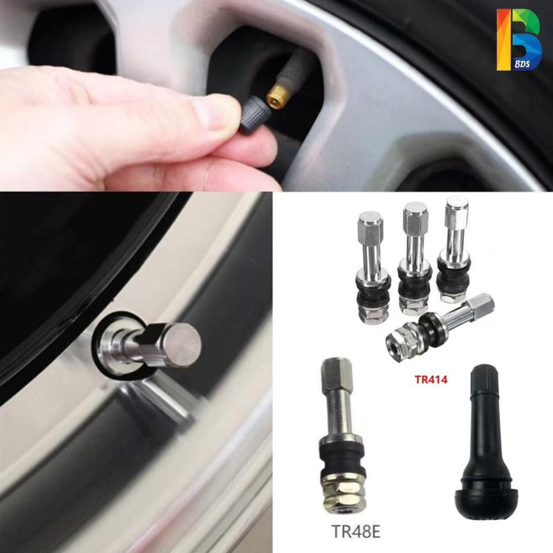 TR48E TR414 Car Motorcycle Tyre Tire Tubeless Valve Aluminiu - TikTok ...