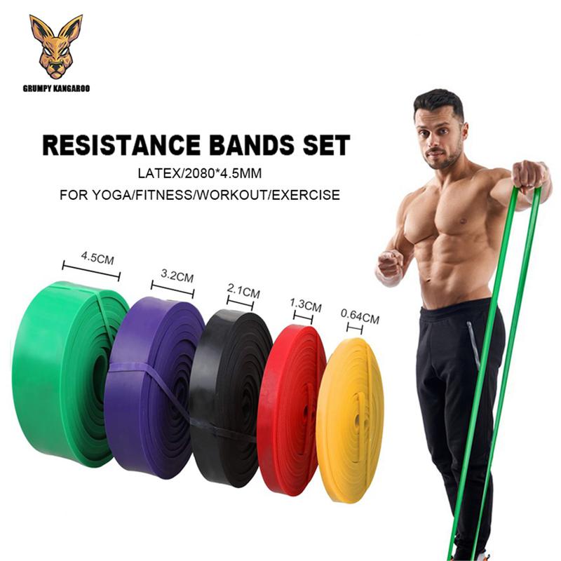 Pull Up Resistance Bands Exercise Band Elastic Strap For Gym - TikTok ...
