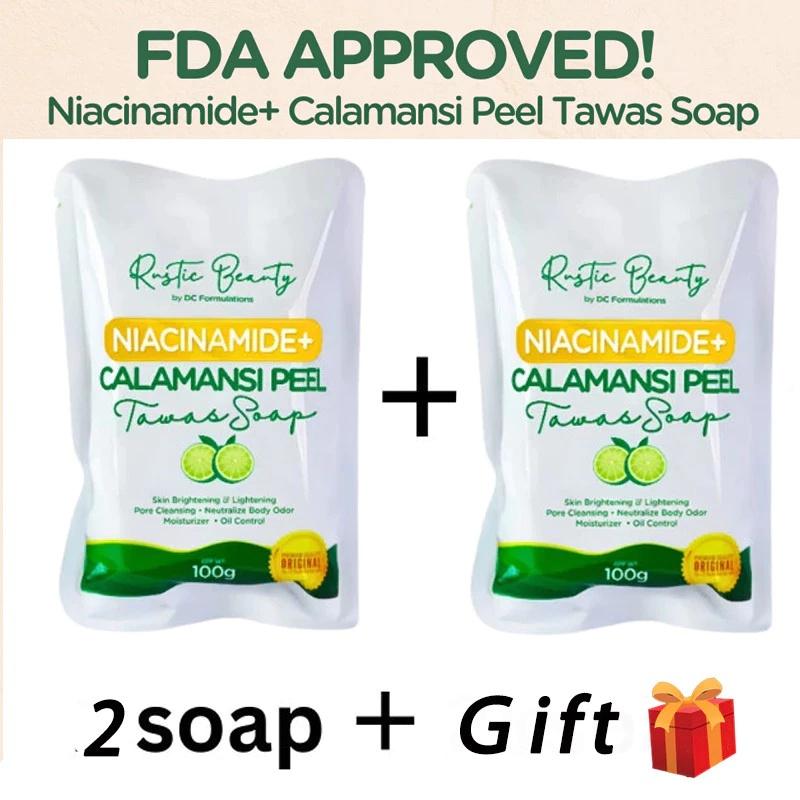 [Buy 1 Take 1] Niacinamide Calamansi Peel Tawas Soap By Rustic - TikTok ...