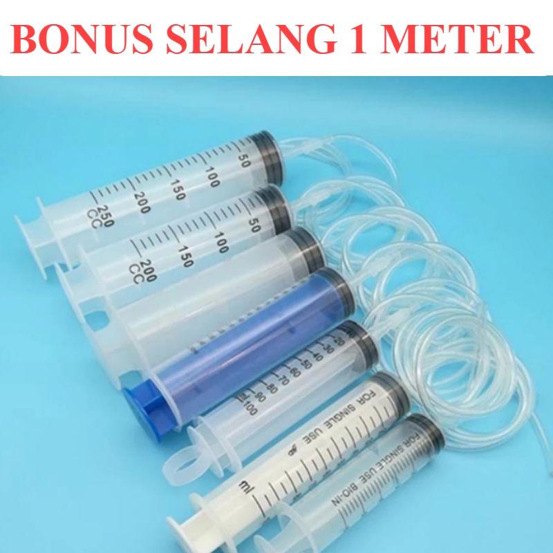 SUNTIKAN BESAR 200ML 60cc 100ml 150cc 300ml LARGE SYRINGE SELANG - Shop | Tokopedia