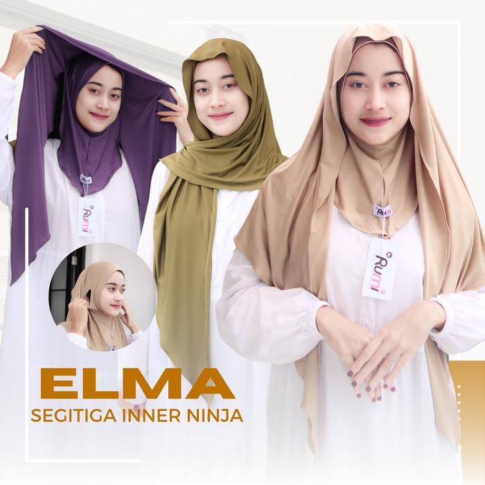 Promo Rumi - ELMA Jilbab Segitiga Inner Ninja Instan Jersey Muslim ...