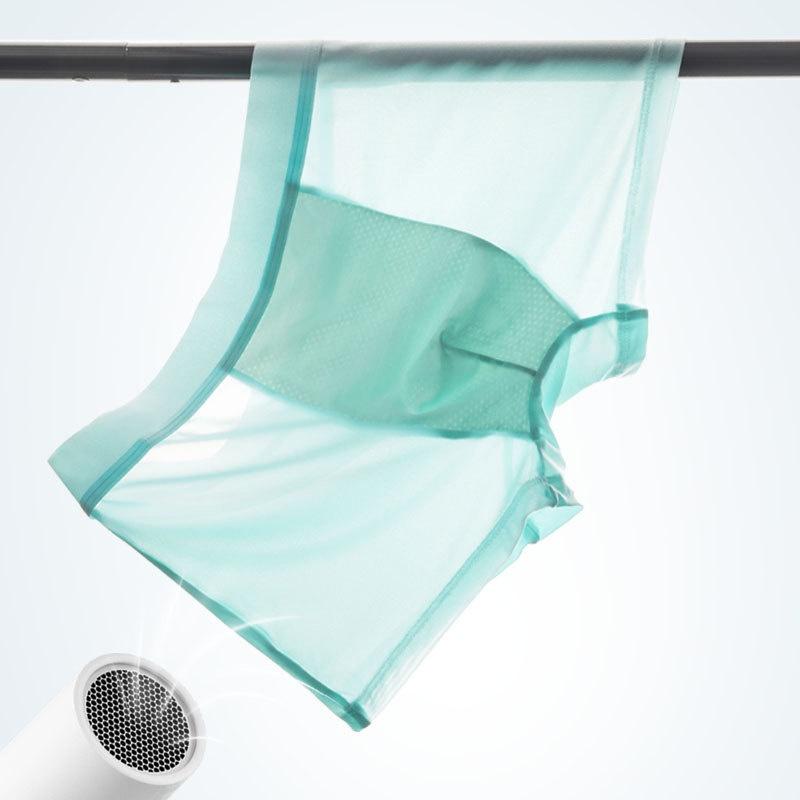 Men Boxers Underwear Ice Silk Mesh Cool For Summer - TikTok Shop Singapore