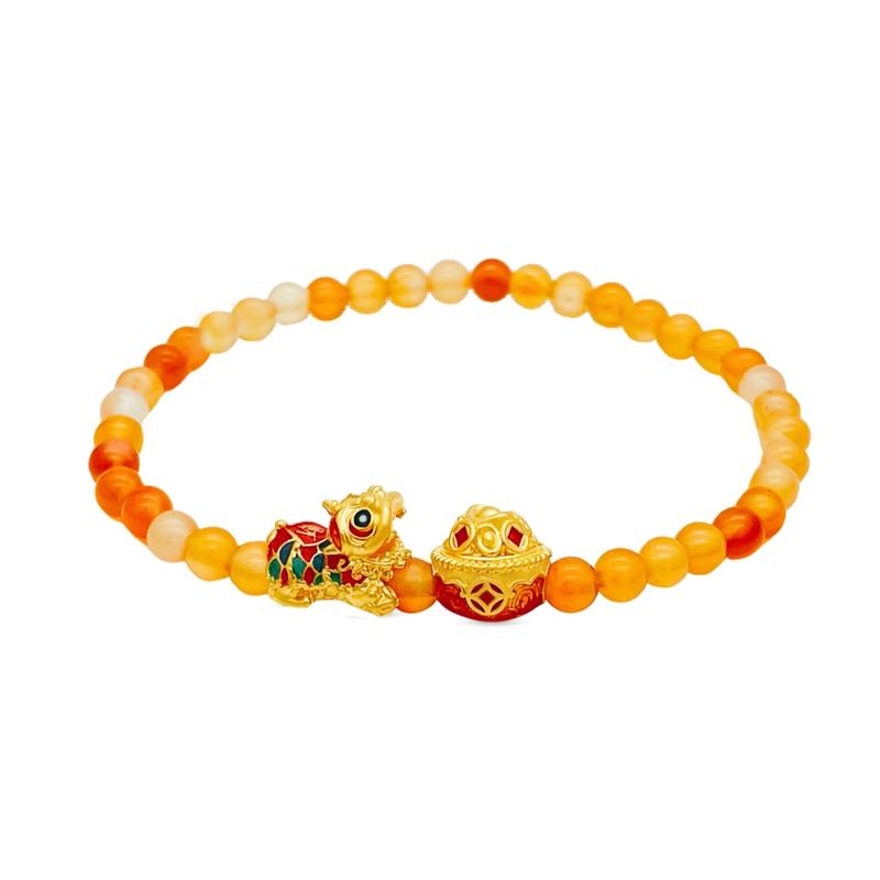 Top Cash Jewellery 999 Gold Lion's Abundance Bracelet - TikTok Shop ...