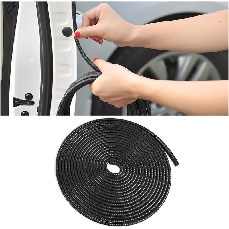 Car Door Edge Guards, 16Ft Rubber Seal Car Door Edge Trim, U - TikTok ...