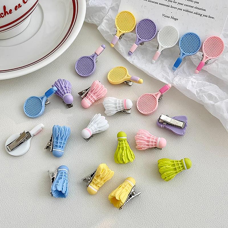 [TTAA]A Pair Sports Badminton Racket Hair Clips Personalized - TikTok ...