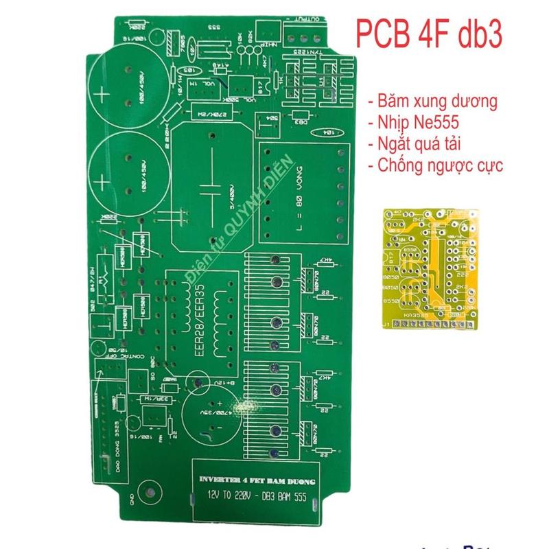 PCB Bo mạch kích điện tử 4 fet DB3 băm dương FR4 - linh kiện - TikTok ...
