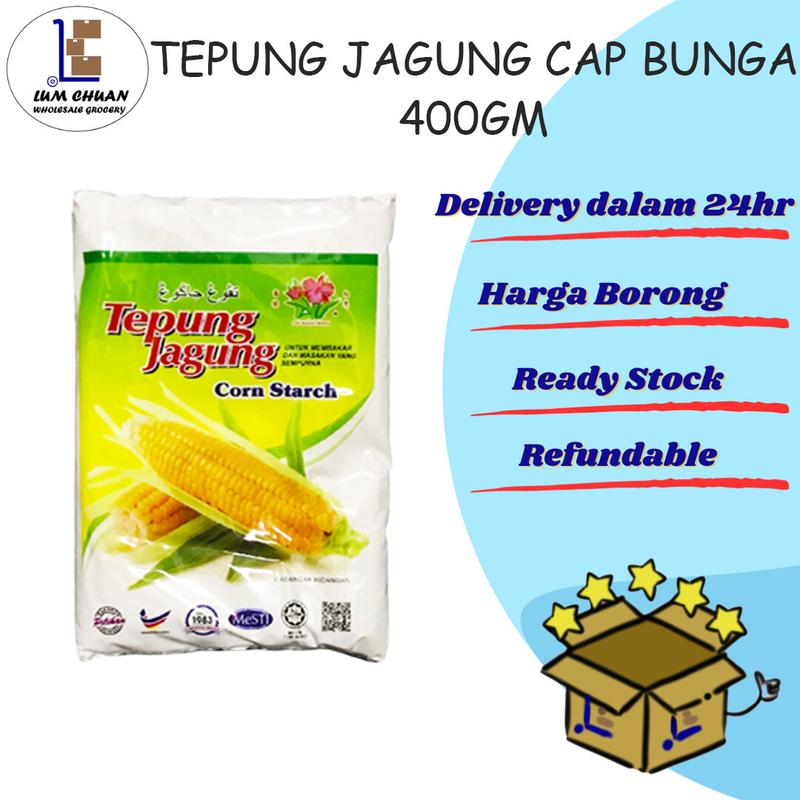 CAP BUNGA MERAH Tepung Jagung tulen/Corn Starch 400gms (HALAL) - TikTok ...