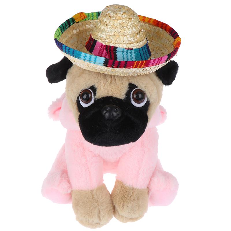 Topi jerami haiwan peliharaan mini, topi matahari kucing Sombrero ...