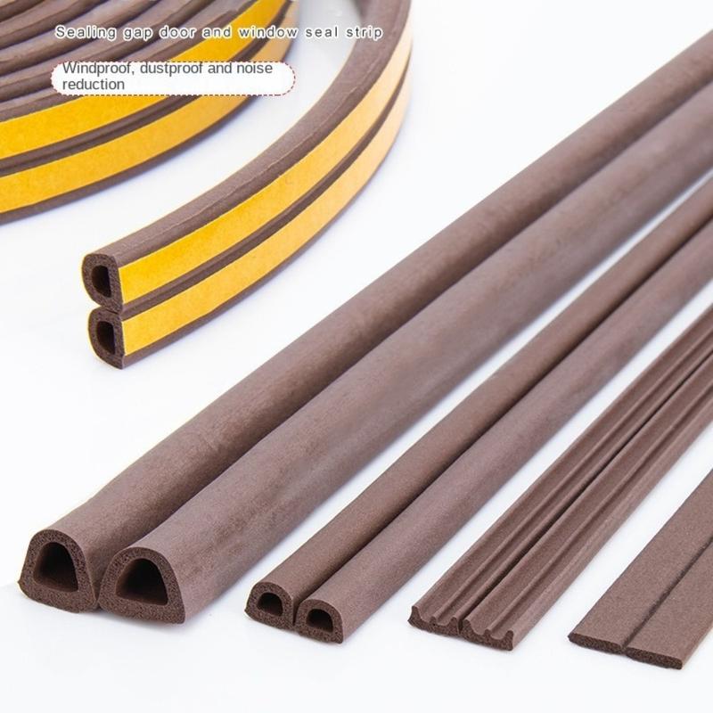 New Foam Door Seal Strip 6Meters D/E/I/P Type Seal Stopper Self ...