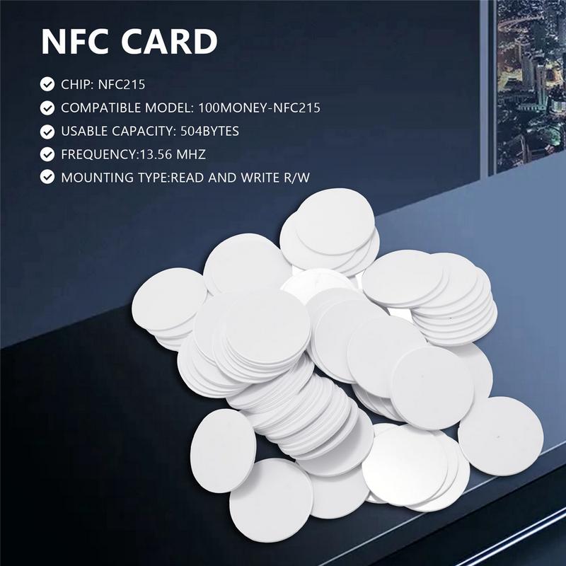 Overseas shipping,100Pcs/Lot for NFC PVC Coins Chip Phones Available ...