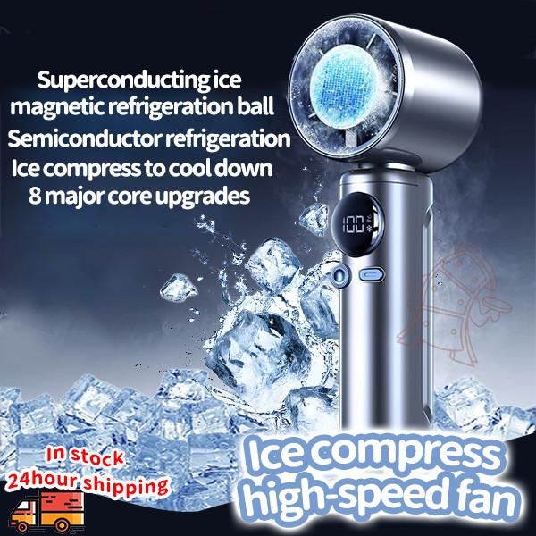 Ready Stock Ice-Cooling High-Speed Fan/Portable Fan Mini Fan/Cordless ...