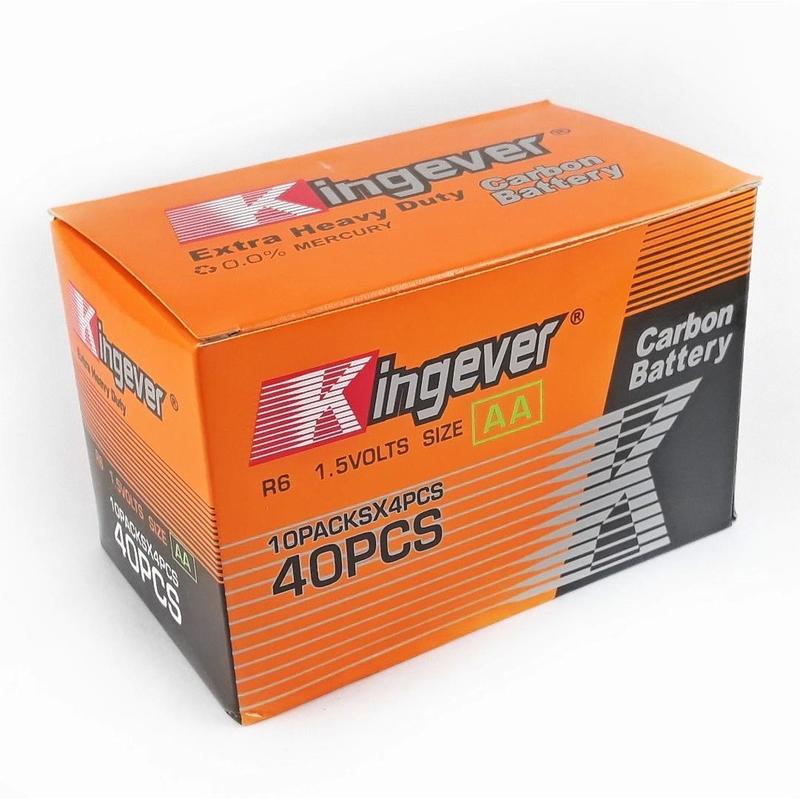 Kingever Extra Heavy Duty Battery 40PCS AA/AAA - TikTok Shop Philippines