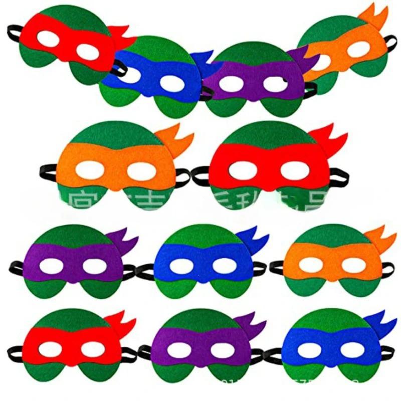 Ninja Turtle Cartoon Halloween Felt Mask Children's Movie Role-playing ...