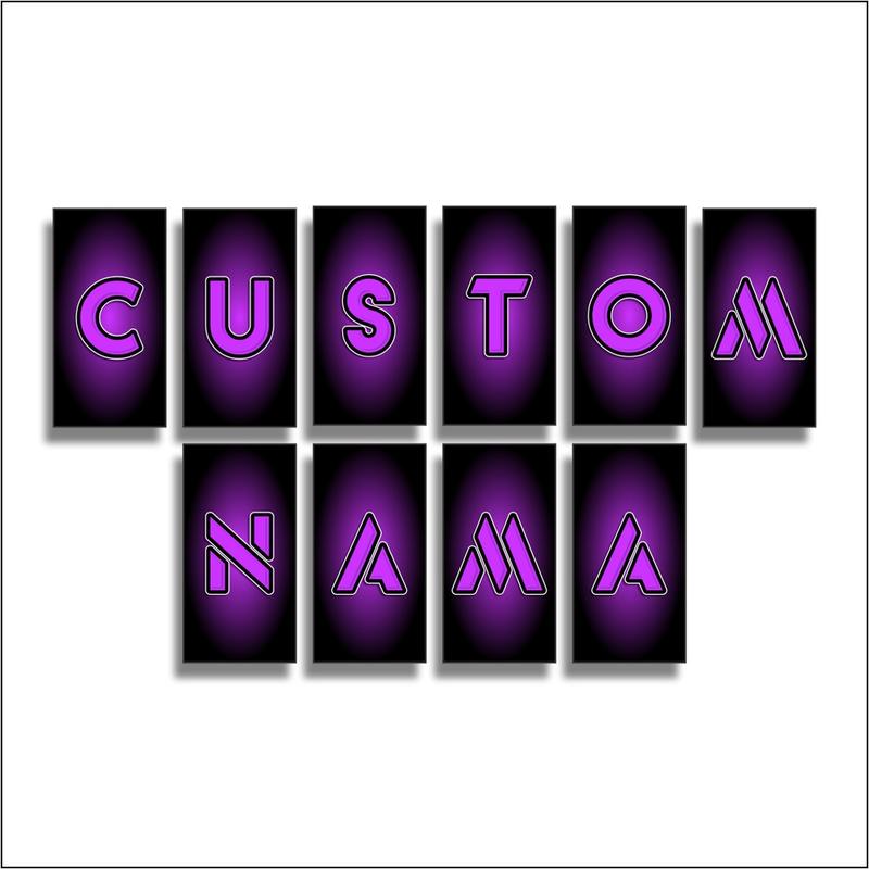Black Purple Alphabet - DMI Craft | HIASAN DINDING POSTER KAYU HURUF ...