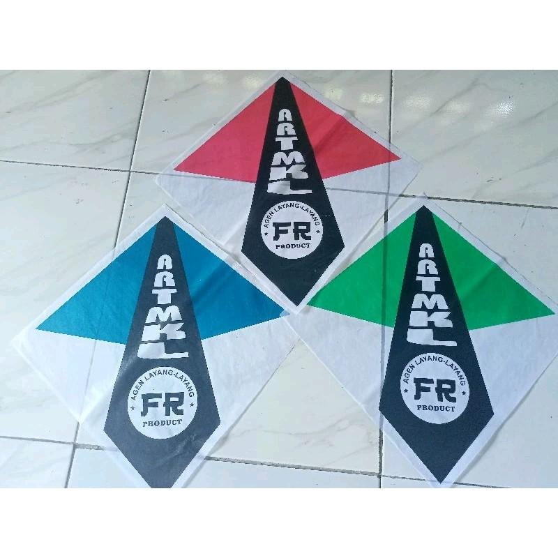 kertas layang-layang warna putih sablon 2 warna 0,18 gram 45/50 - Shop ...
