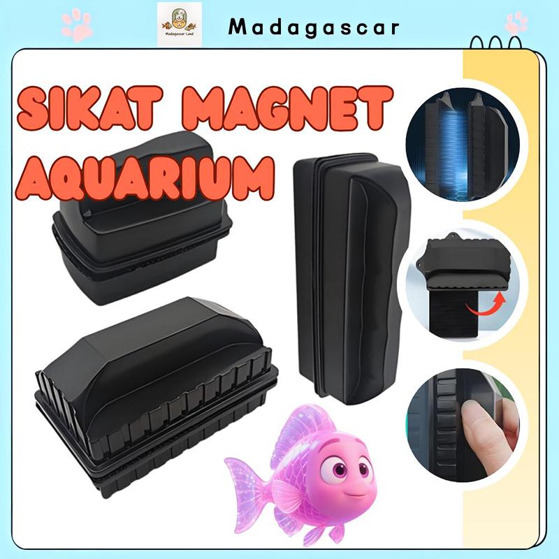 [MADA]Sikat Magnet Pembersih Kaca Akuarium Kecil – Brush Pembersih Alga ...