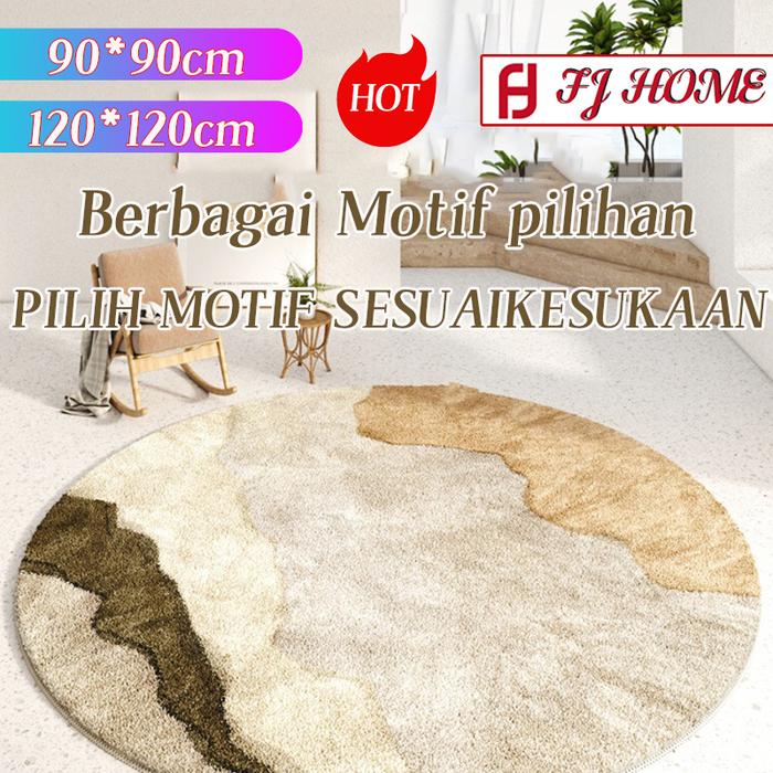 Promo [FJ] Jakarta Baru - Karpet Bulat Motif Diameter Karpet Bulat ...
