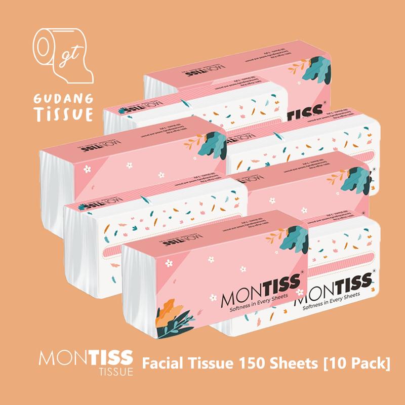 Montiss Facial Tissue 150 Sheets [10 Pack] - Shop | Tokopedia