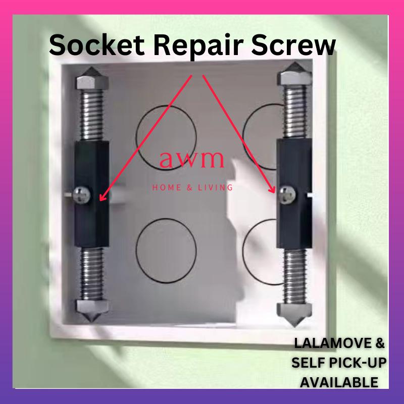 AWM 10PCS 86 Type Switch Box Socket Cassette Screws Support Rod ...