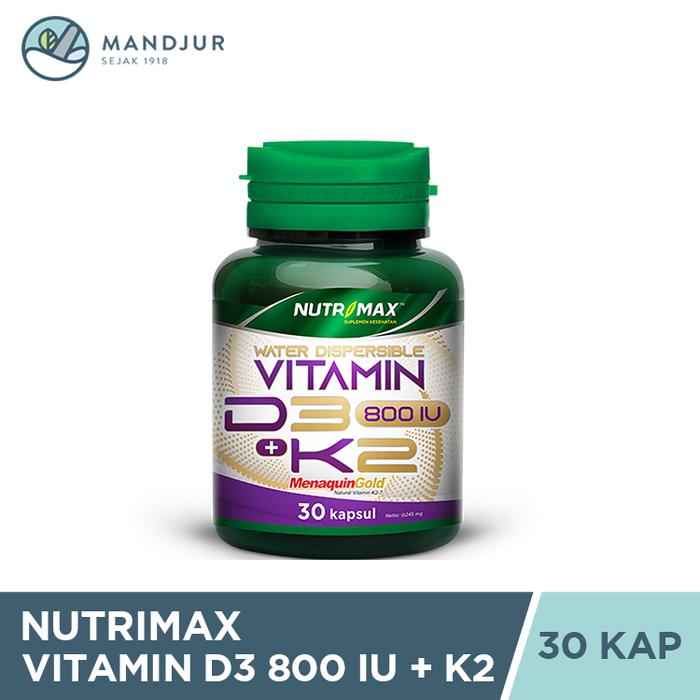 Jual Nutrimax Vitamin D3 800 IU + K2 30 kapsul - Suplemen Kesehatan ...