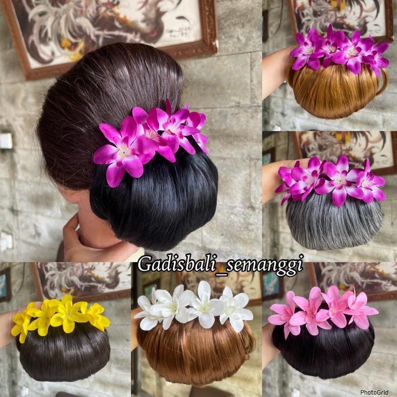 Sanggul / sanggul set bunga anggrek/ sanggul polos - Shop | Tokopedia
