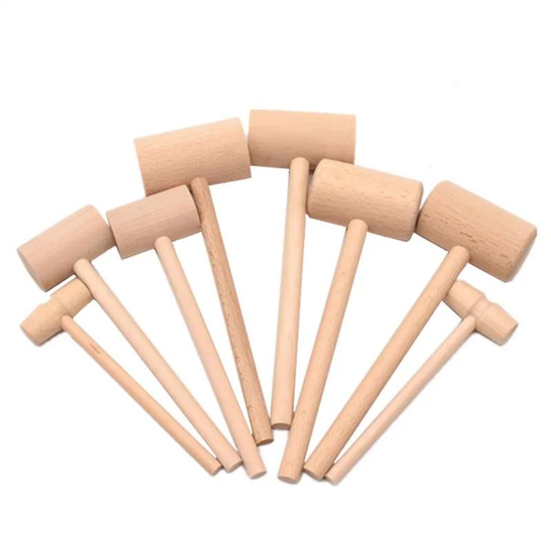 DIY Punching and Cutting Mini Wooden Hammer Handicraft Toy Hammer ...
