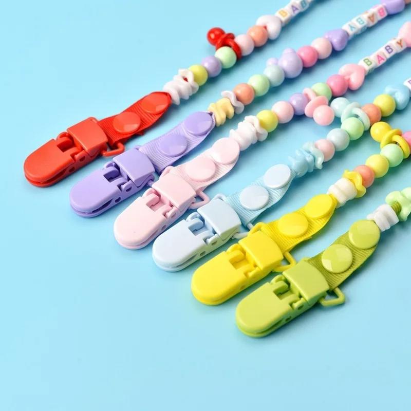 Hot Pacifier Chain Clip Anti-drop Chain Pacifier Clip - TikTok Shop ...