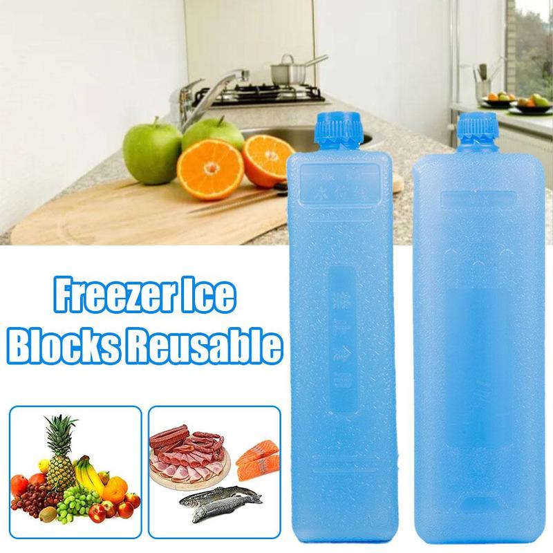 Reusable Gel Freezer Pack Refrigerator Ice Blocks Ice Box Fo - TikTok ...
