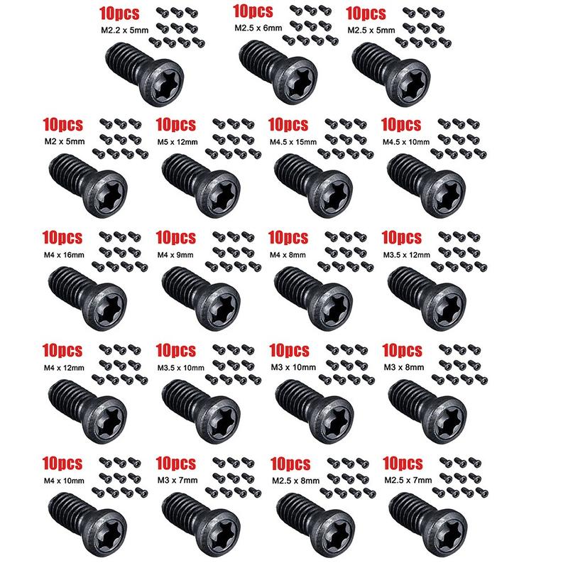 Skru Torx, saiz M2, M2.5, M3, M4, M5, Sesuai untuk menggantikan ...