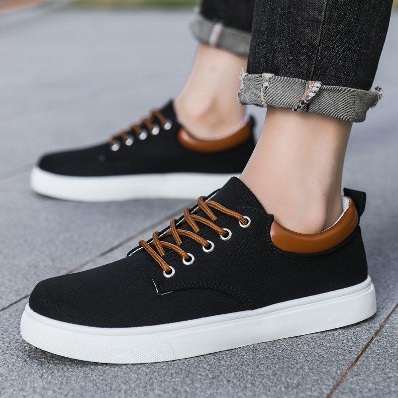 [3369 People Collection] Men's Shoes Spring New Breathable Canvas ...