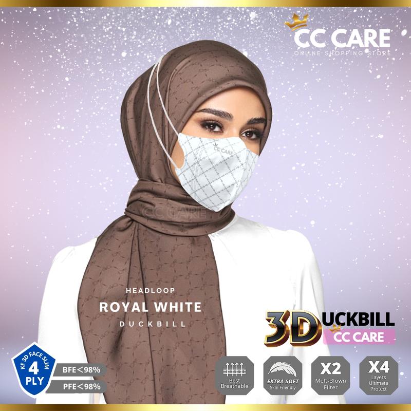Headloop 3D Face Mask CC CARE Duckbill Hijab Earloop Disposable ...