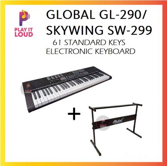 GLOBAL GL-290/SKYWING SW-299 61 keys Electronic Piano Keyboard - TikTok ...