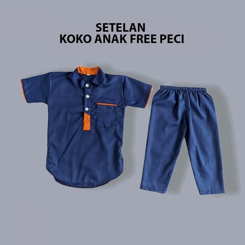 Setelan Koko Anak List Usia 1-12 Tahun - Shop | Tokopedia