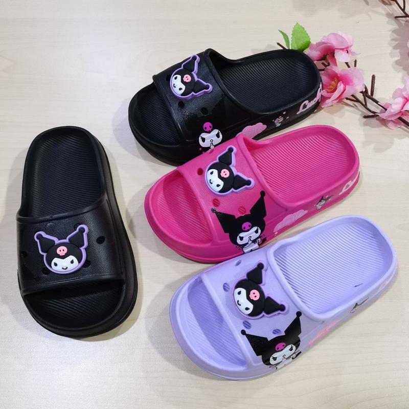 👟Alakad👟 24-35 Girl's Cartoon Kuromi Slippers | Selipar Budak - TikTok ...