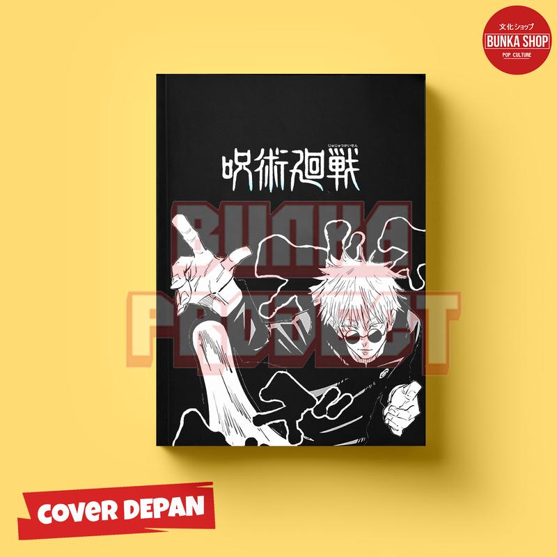 Pocket Note Anime Jujutsu Kaisen Sampul Hardcover ukuran A6 Putih ...