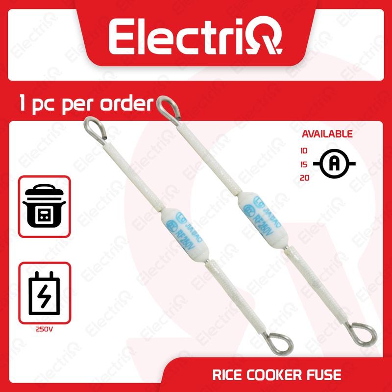 Electriq RF Thermal Fuse 250V 10A 15A 20A Ceramic Temperatur - TikTok ...