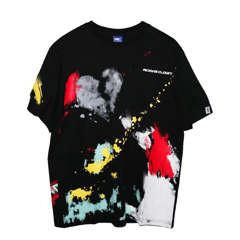 Ricky Is Clown Heart Broken Paint Black T-Shirt - Shop | Tokopedia