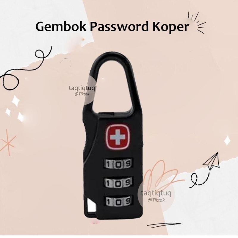 Gembok Password Gembok Mini Kunci Koper Gembok Kode Kombinas - Shop ...