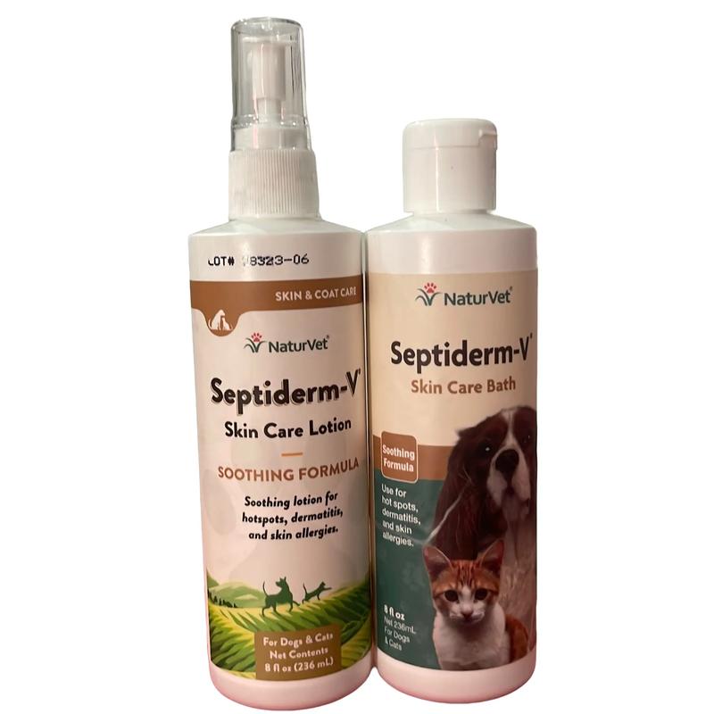SEPTIDERM-V SKIN CARE LOTION & SHAMPOO FOR DOG AND CAT - TikTok Shop ...