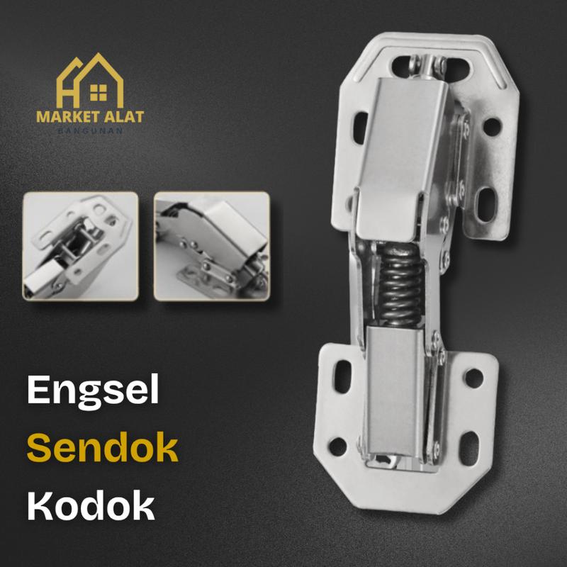 Engsel Kodok Tanpa Bobok 4 Inch - Engsel Lemari Kitchen Set 90 Derajat ...