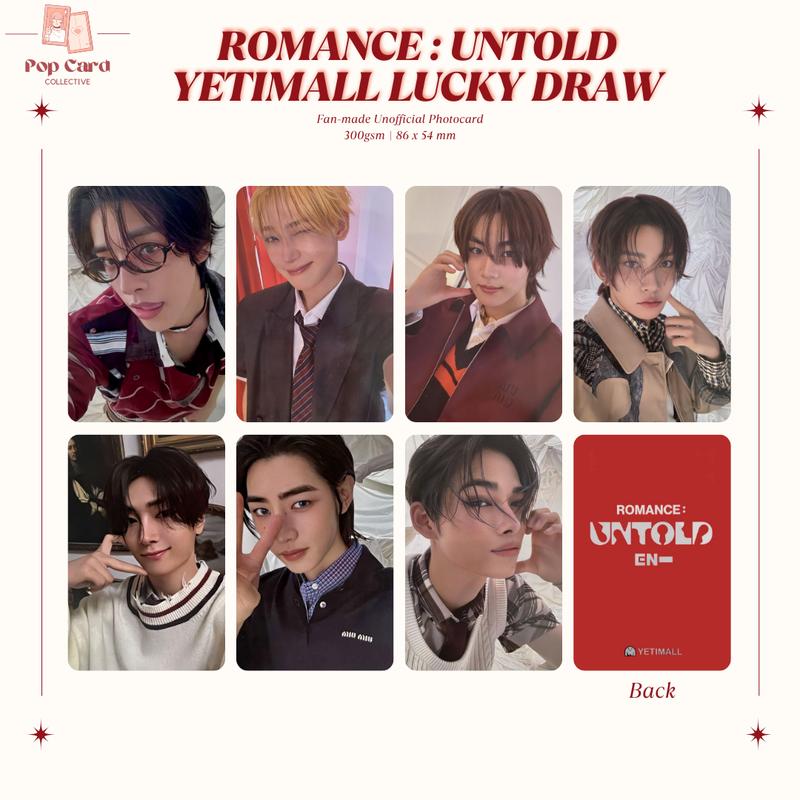 [ENHYPEN] Romance : Untold Yetimall Lucky Draw Fan-made Unofficial ...