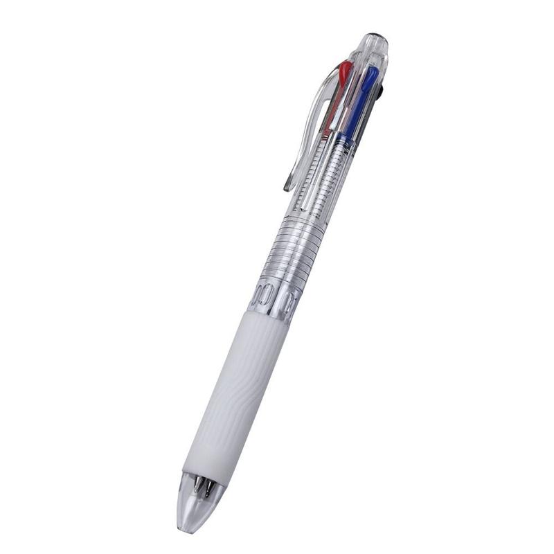 whatter Simple Four-color Ballpoint Pen Transparent Rod 0.5m - TikTok ...