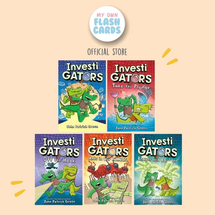 Jual Investigators set 5 Books Children ted Full Color Comic Book Kids ...