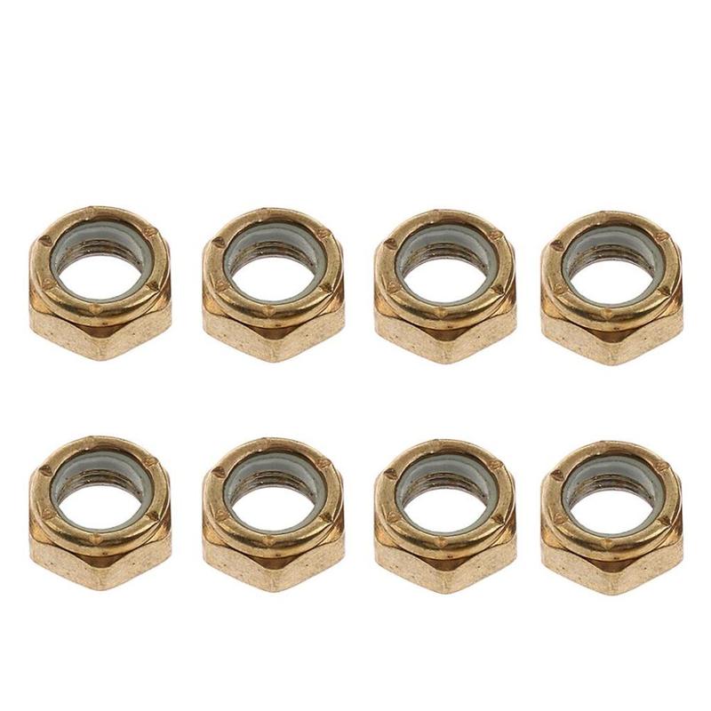 8pcs Axle Nuts Kingpin Nuts for Skateboard Longboard Trucks Nuts ...