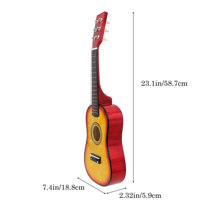 Mainan Gitar Akustik, Bahan Kayu, Untuk Dewasa dan Kanak-kanak ...