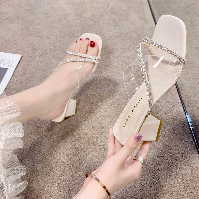 Sandal Tumit Chunky untuk Wanita, Ketibaan Baru 2021, Selipa - TikTok ...