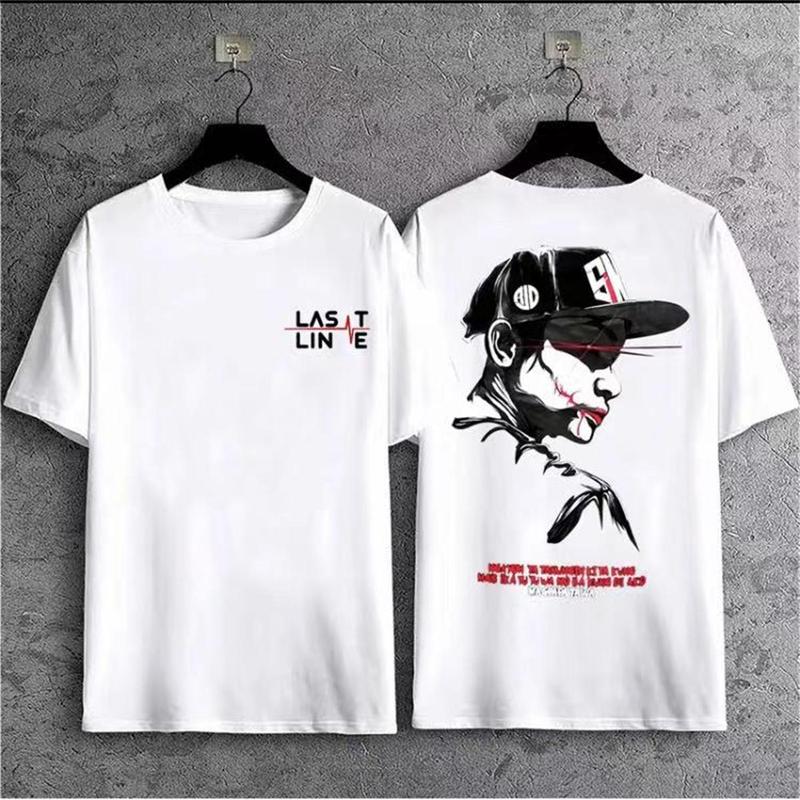 Real Jokes Clothing Lastline Front andback print Real Jokes T-shirt ...
